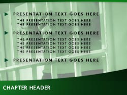 Royalty Free Prison PowerPoint Template in Green
